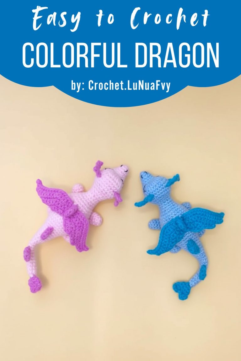 Simple Crochet Colorful Dragon Pattern to Spark Your Creativity ...