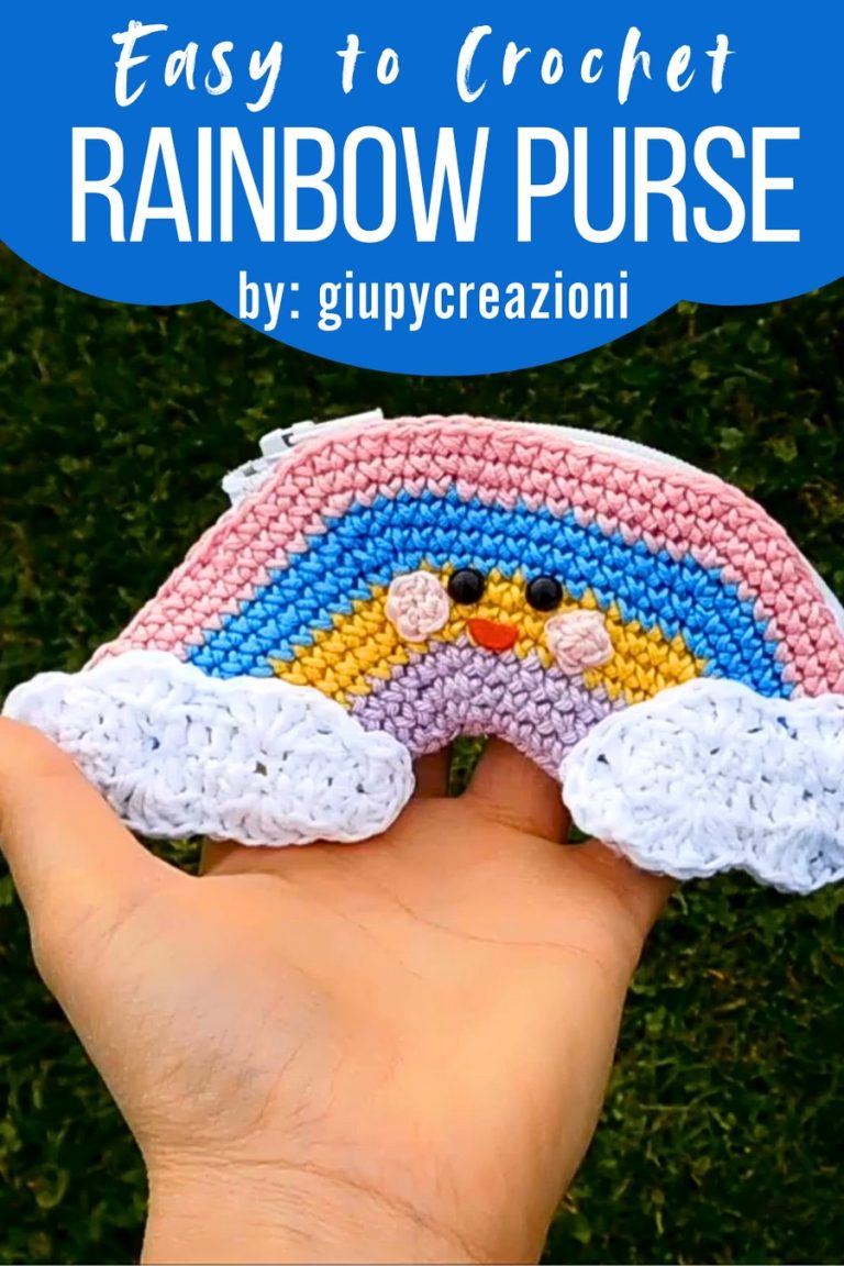 Colorful Crochet Rainbow Purse Pattern for a Happy Look - Amigurumie